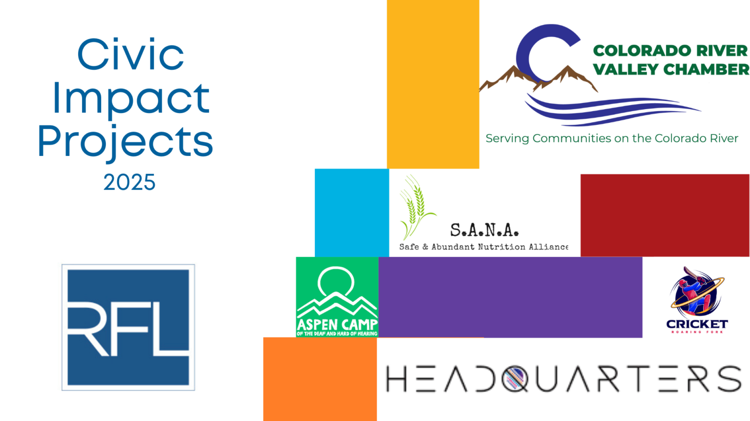 RFL Academy 2025 Civic Impact Projects - Roaring Fork Leadership